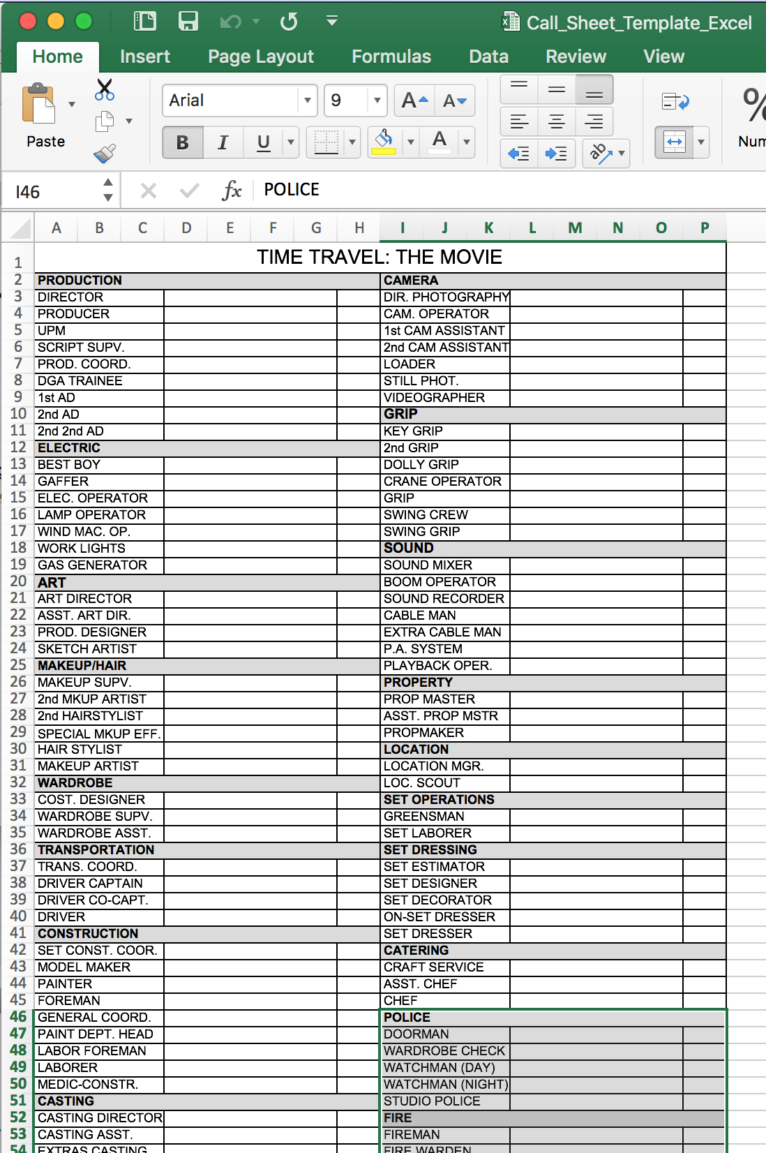 Makeup Artist Call Sheet Exle Mugeek Vidalondon